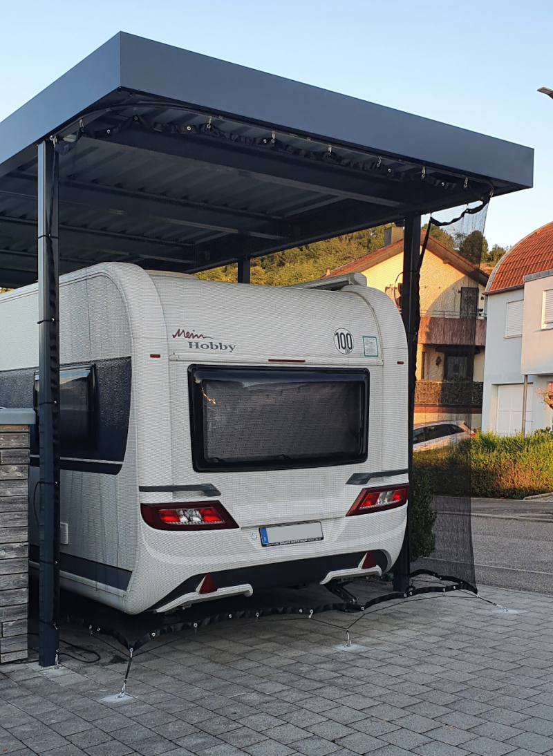 Carportplane – PVC Planen als Unterstand für's Auto | KUBULUS